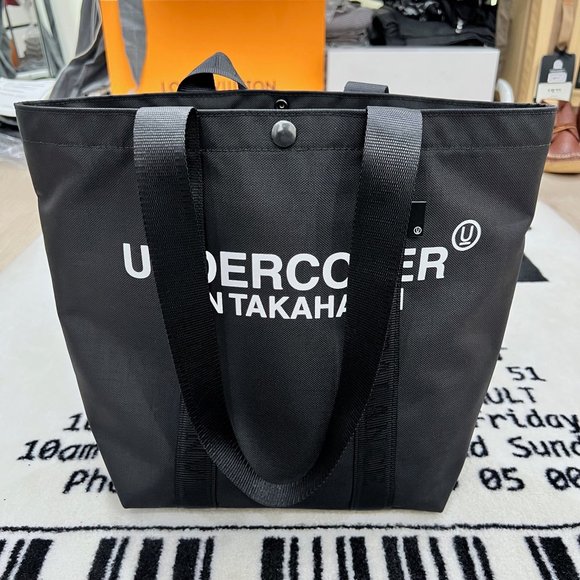 Undercover | Bags | Undercover Jun Takahashi Black Nylon Tote Bag ...